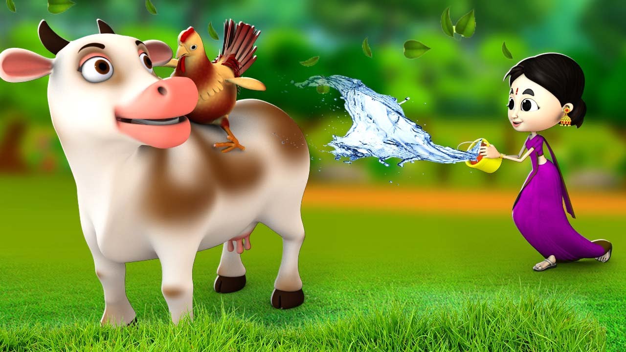 গরু ও মুরগির বন্ধুত্বের - Cow and Hen Friendship | 3D Animated Bangla ...