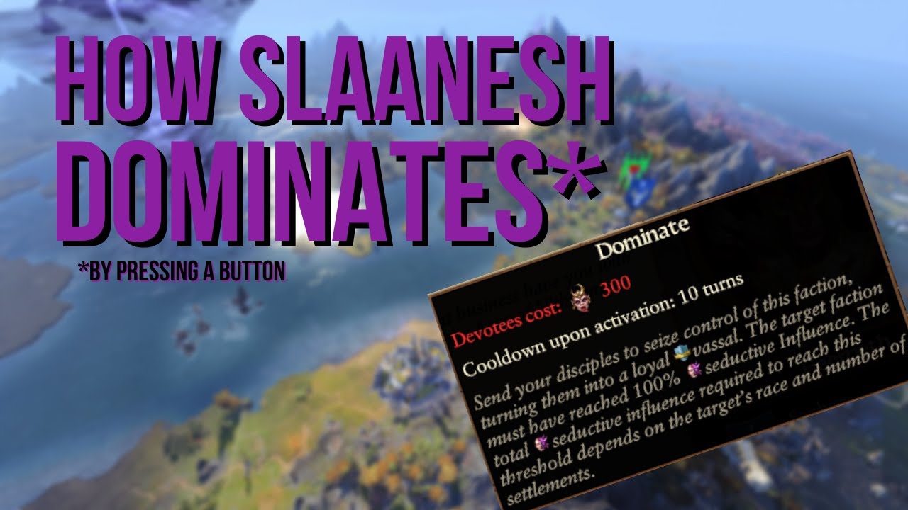 Total War: Warhammer 3 Immortal Empires Seducers of Slaanesh Faction ...