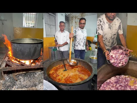 Zubereitung von 80 kg Hammelfleisch || Zubereitung von Surti Khatri Tapelu für 300 Personen | Lec...