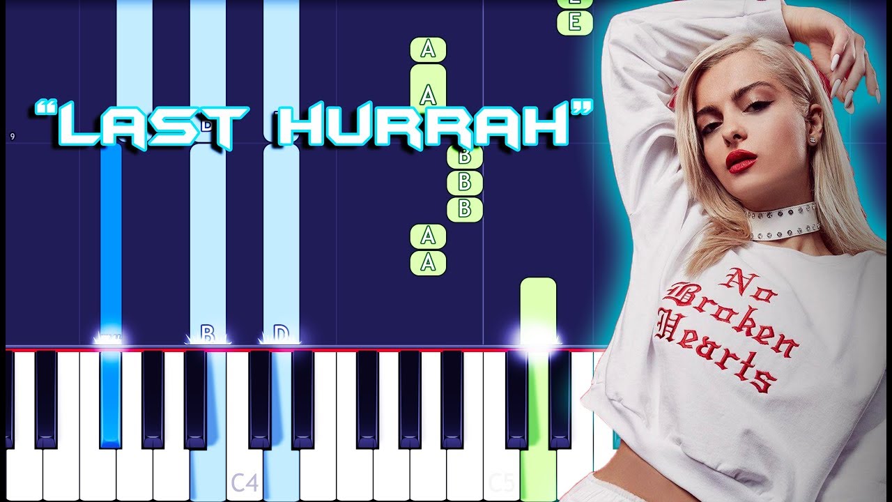 Bebe Rexha - Last Hurrah Piano Tutorial EASY (Piano Cover) - YouTube