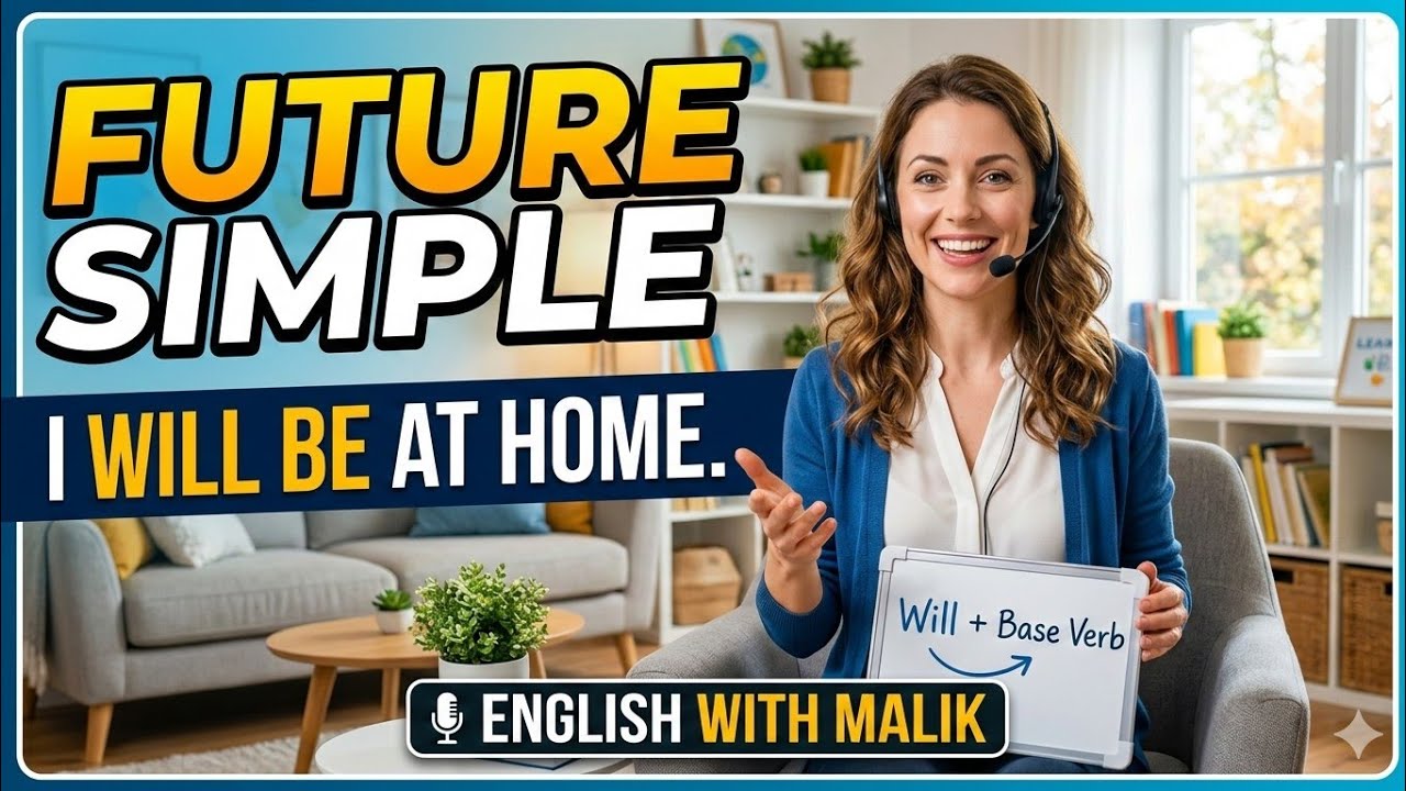 Future Simple | Tenses | ENGLISH with MALIK | - YouTube