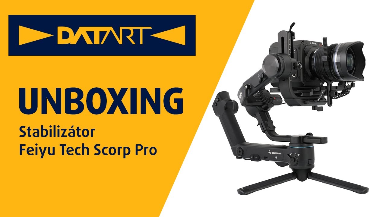 Stabilizátor Feiyu Tech Scorp Pro čierna | unboxing - YouTube