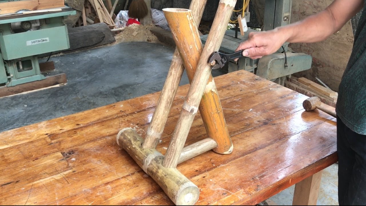 From A Bamboo Tree To A Wonderful Work // How To Make A Extremely ...