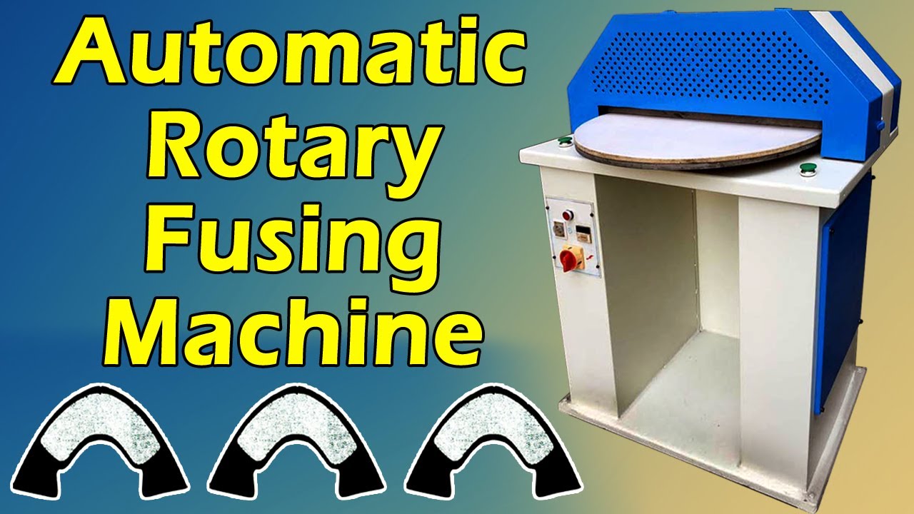 Rotary Fusing Machine - Automatic Fusing Press Machine- Leather Fusing ...
