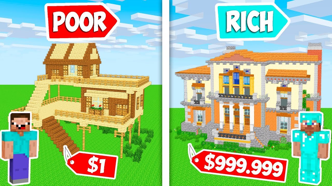 Minecraft $1 MODERN HOUSE vs $999,999 MODERN HOUSE in Noob vs Pro ...