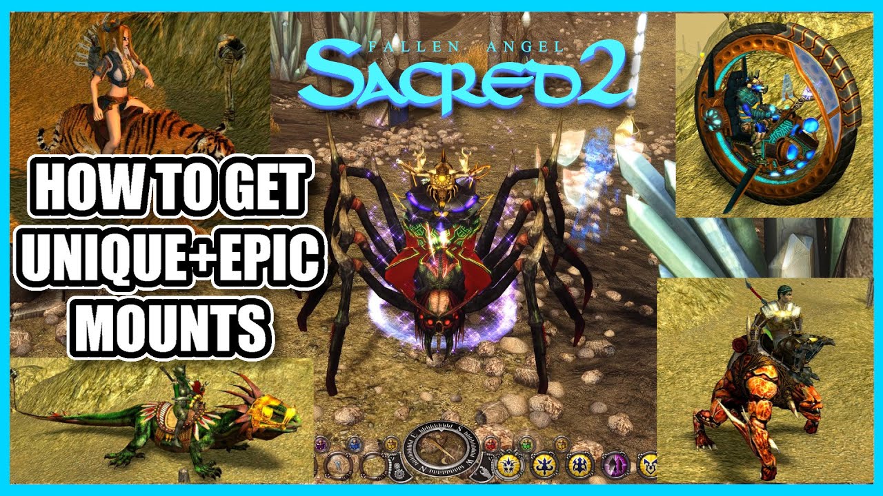 The Best and Weirdest Mounts in Sacred 2 - YouTube