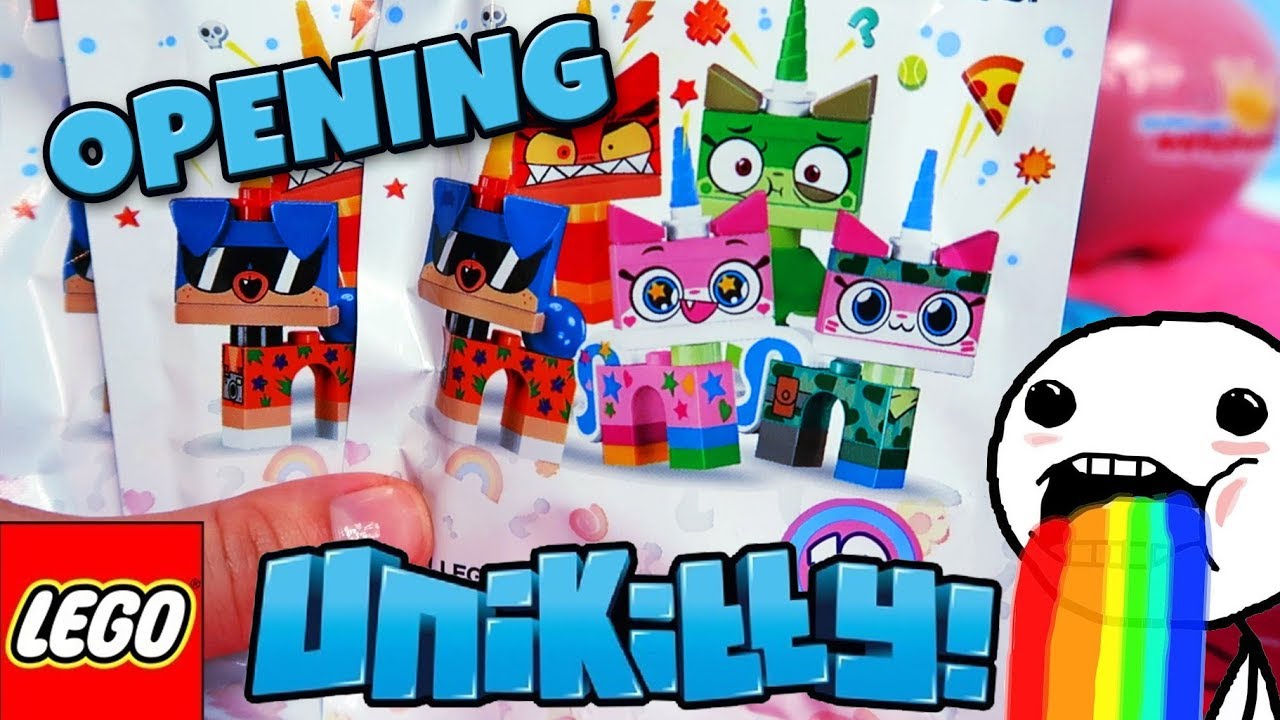 LEGO UNIKITTY KICIA ROŻEK 😻 Najsłodszy Opening Minifigurek - YouTube
