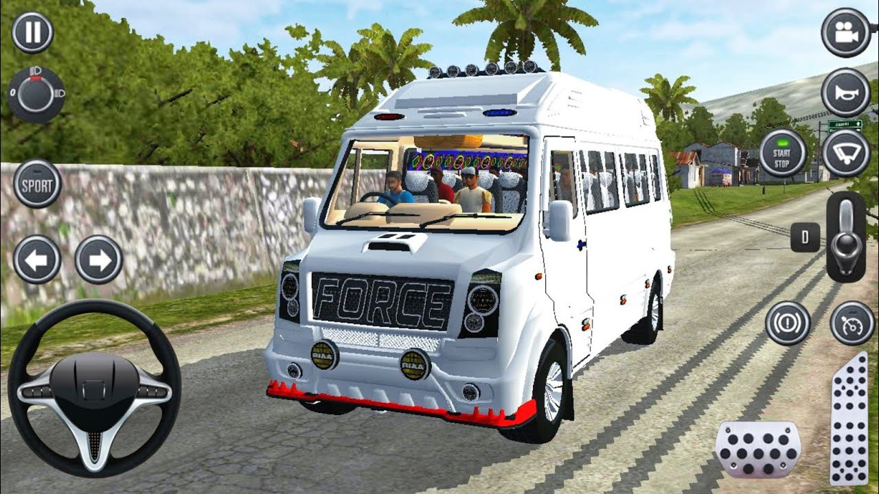Force Mini Bus Driving - Indian Bus Mod - Bussid Mod - mini Travelles ...
