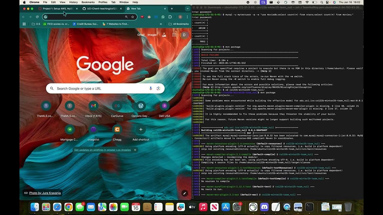 CS122B TeamNull Project1 Demo - YouTube