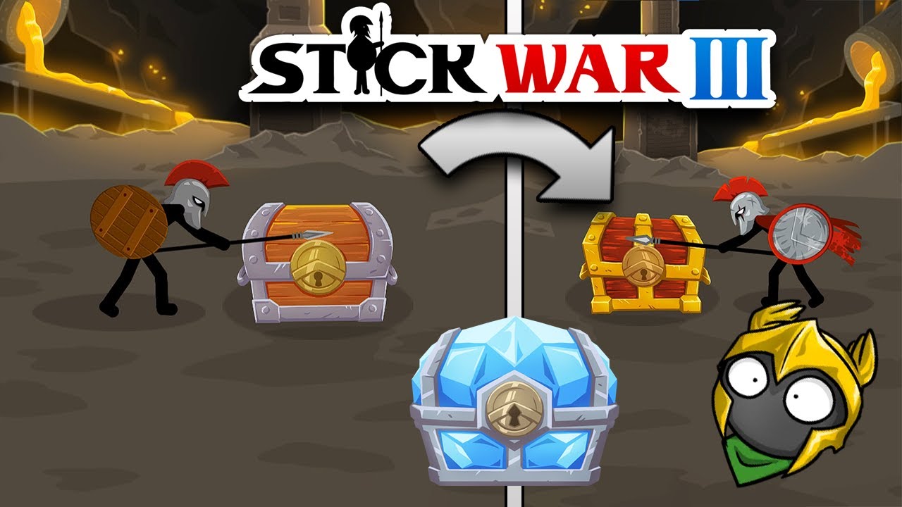 Opening every chest in Stick War 3. - YouTube