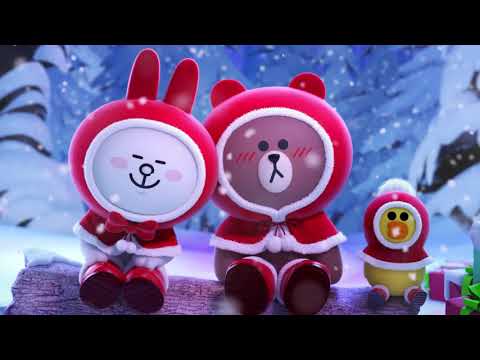 Happy Holidays with LINE | Brown Cony | MOON SALLY CHOCO JAMES | Line ...