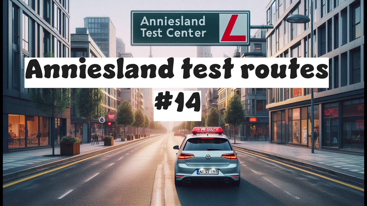 Anniesland Driving test routes #14 - YouTube