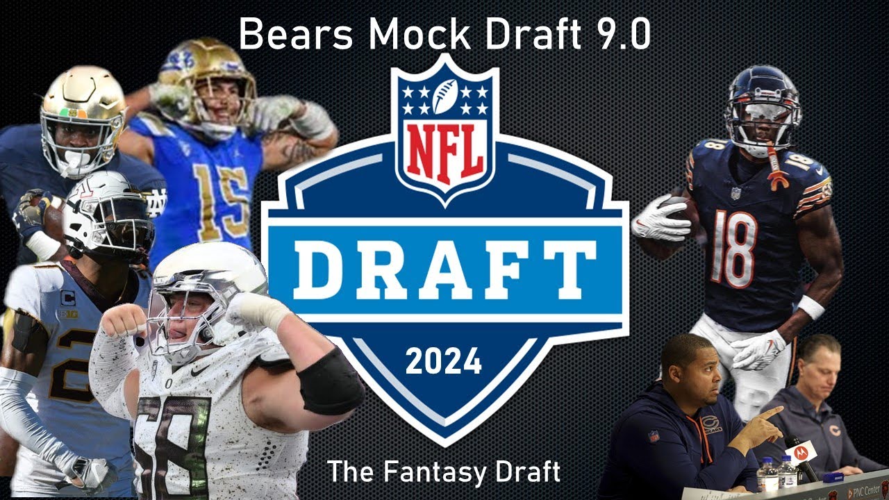 Chicago Bears Mock Draft 9.0 - YouTube