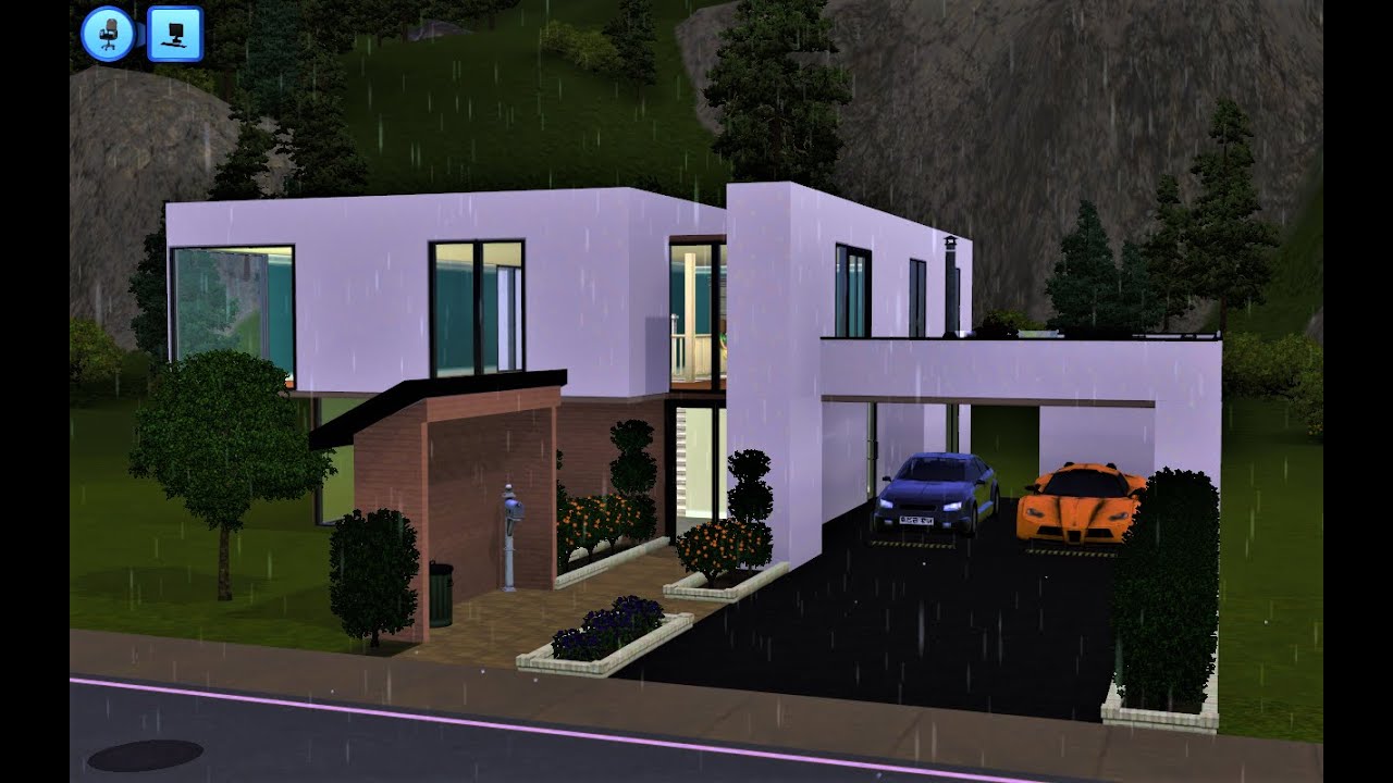 The Sims 3 - building a modern house - YouTube