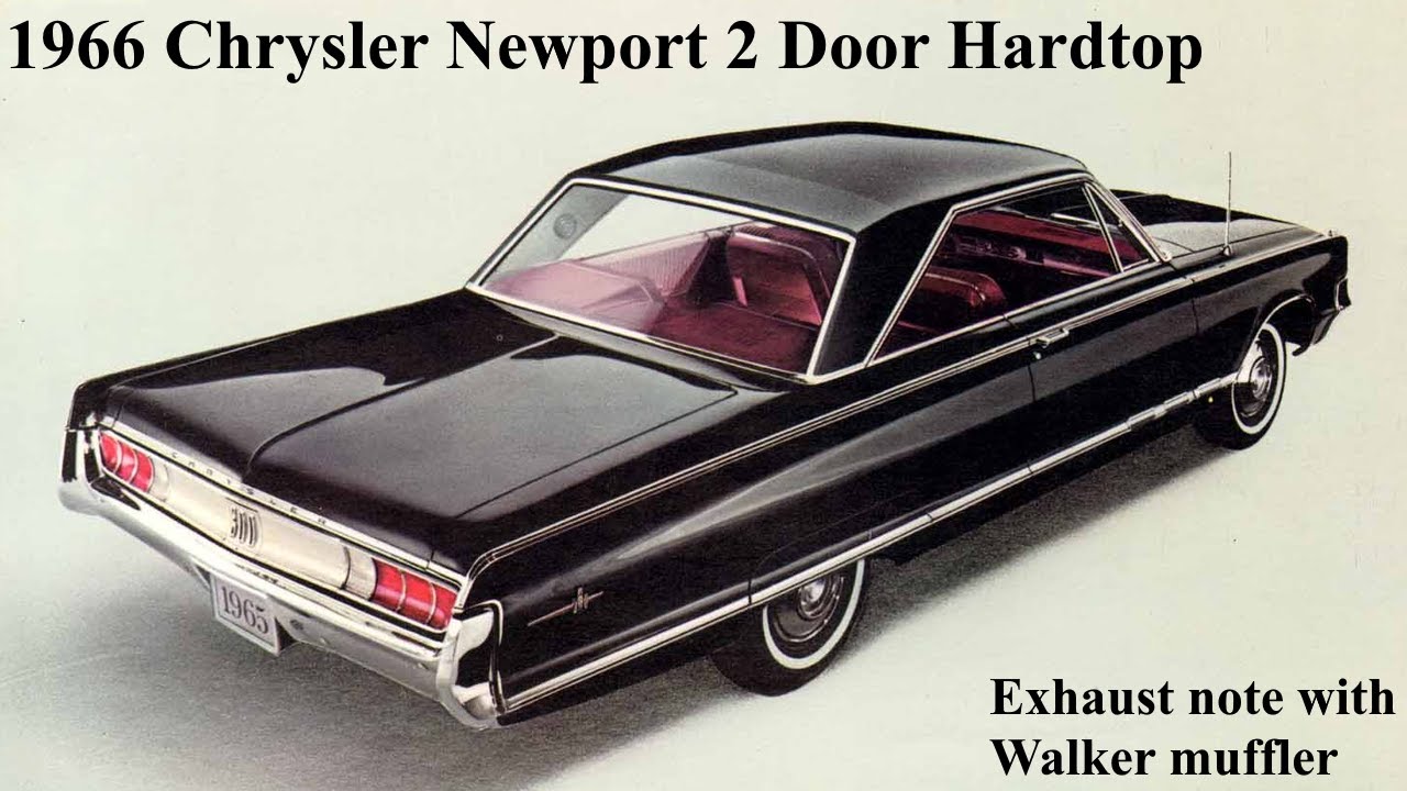 1966 Chrysler Newport - Muffler upgrade Walker 18381 exhaust sound [2 ...