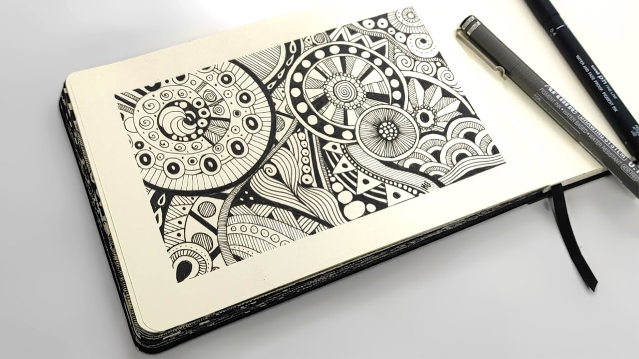 Creative Zentangle Art | Unique Patterns and Ideas for Relaxation - YouTube