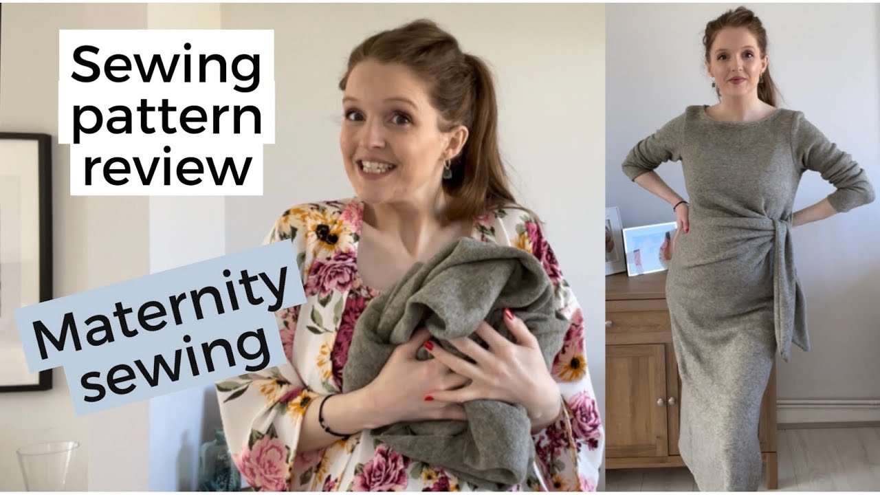 sewing pattern review, sew over it Estelle dress for maternity sewing ...