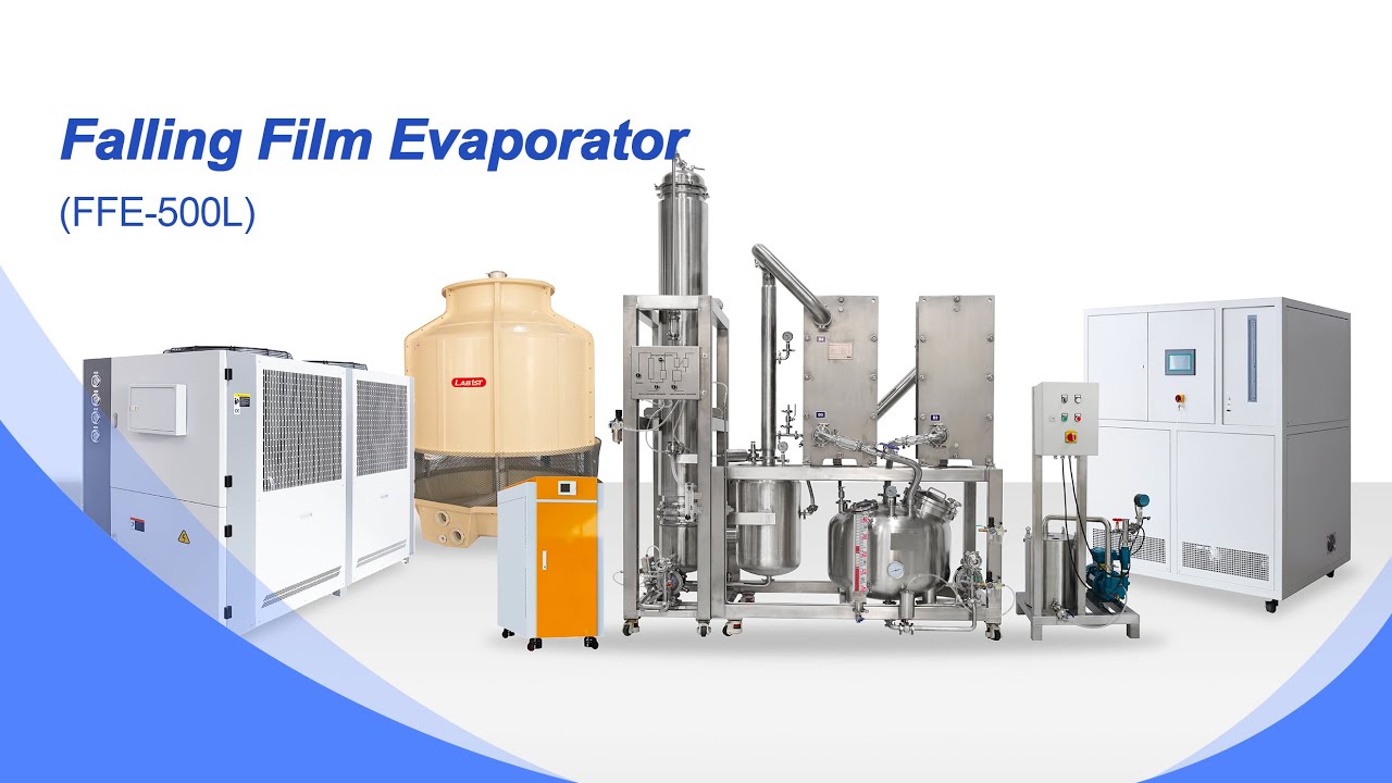 500L Lab1st Falling Film Evaporator - YouTube