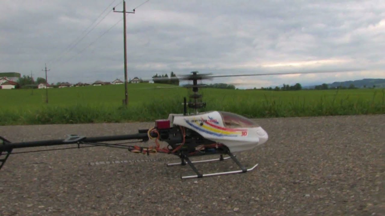 Arkai E Razor 450 Heli - YouTube