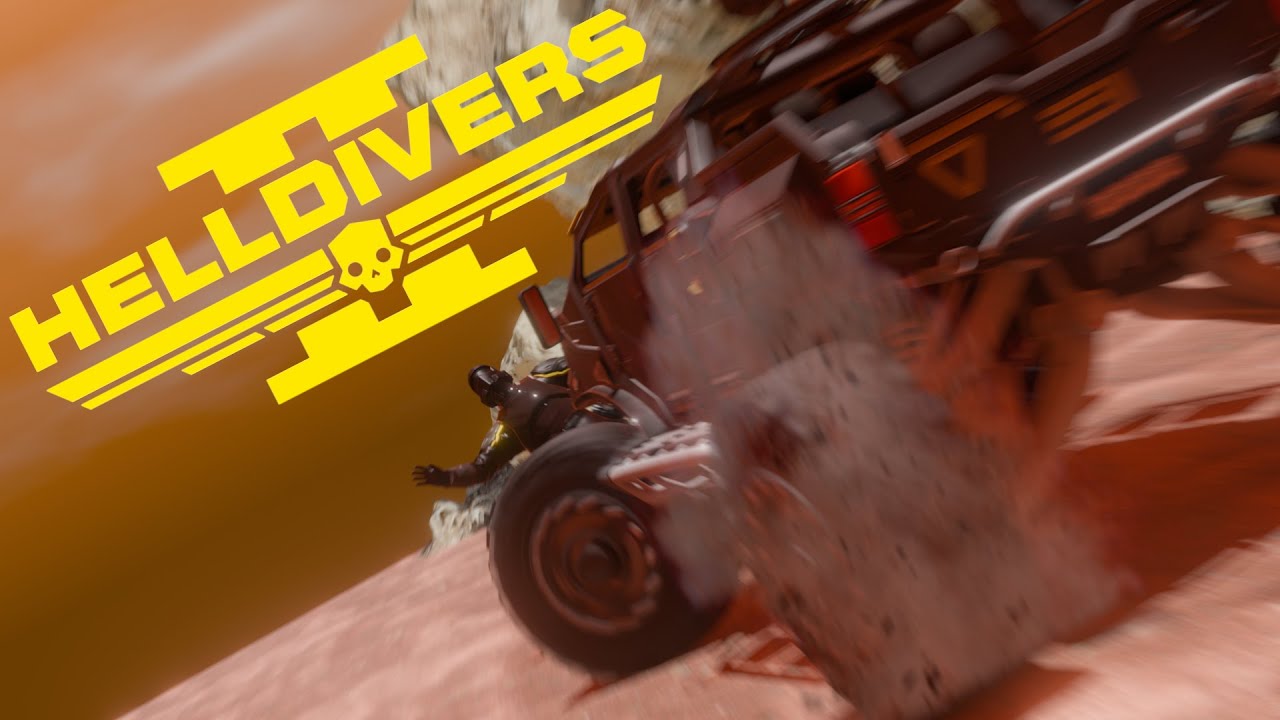 Running over my friends in HELLDIVERS II... - YouTube