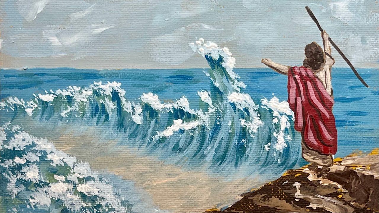 LOOSE painting waves - figure painting - FREE traceable - YouTube