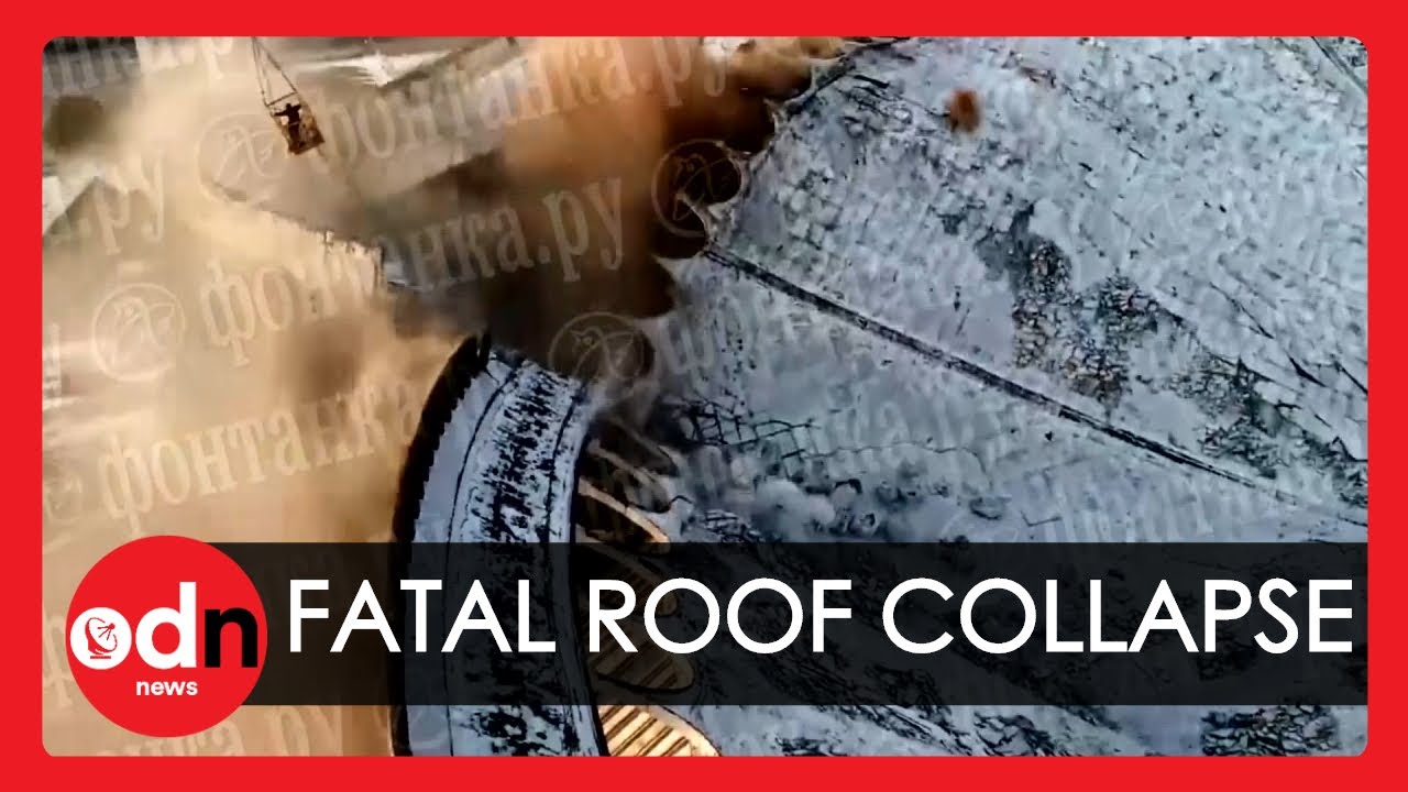 Dramatic Footage Shows Fatal Moment when Roof Collapses During ...