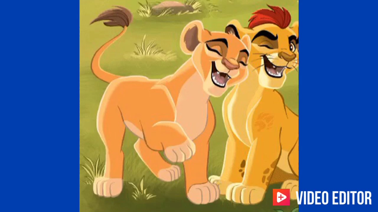 Kion and Zuri Hold on Tight by Britney Spears (The Lion Guard) - YouTube