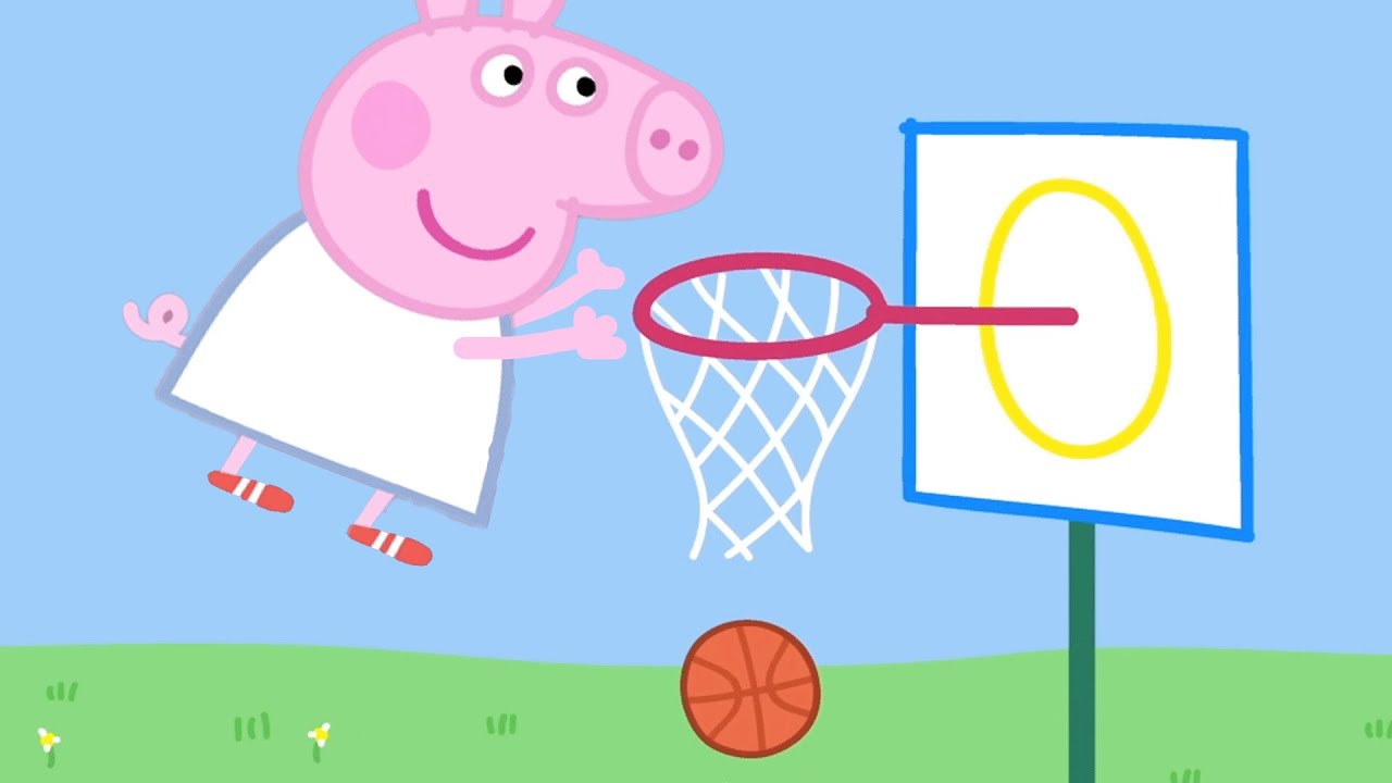 Peppa joga basquete ⭐️ Peppa Pig Português Brasil ⭐️ Desenhos Animados ...