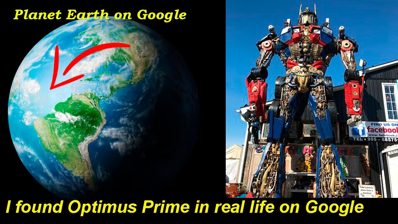I found Optimus Prime in real life on Google #googlemaps #google #maps ...