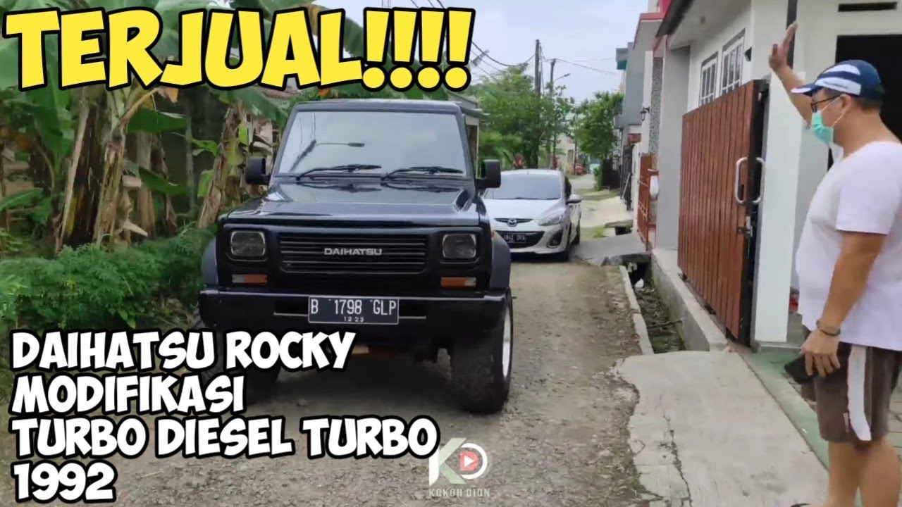Jual Cepat Daihatsu Rocky Modifikasi Rugger Diesel turbo 1992 - YouTube