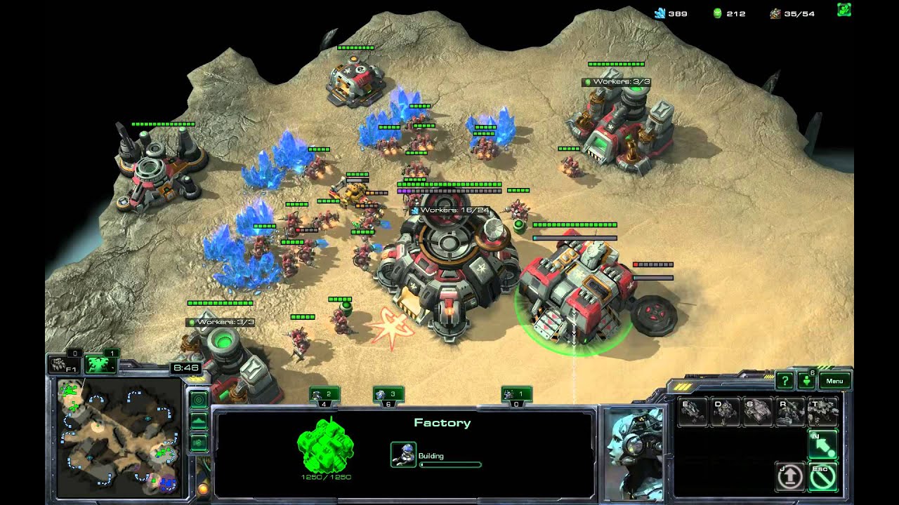 Planetary Fortress Rush vs Zerg - Starcraft 2 HotS - YouTube