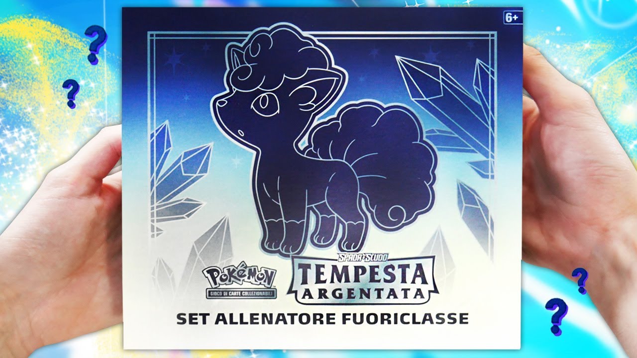 APRO IL SET ALLENATORE FUORICLASSE DI POKEMON TEMPESTA ARGENTATA ...