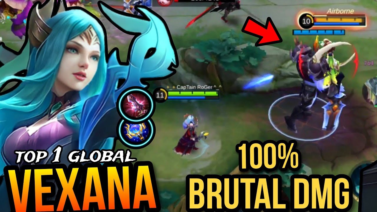 Vexana 100% Brutal DMG Build | Top 1 Global Vaxena Gameplay & Build ...