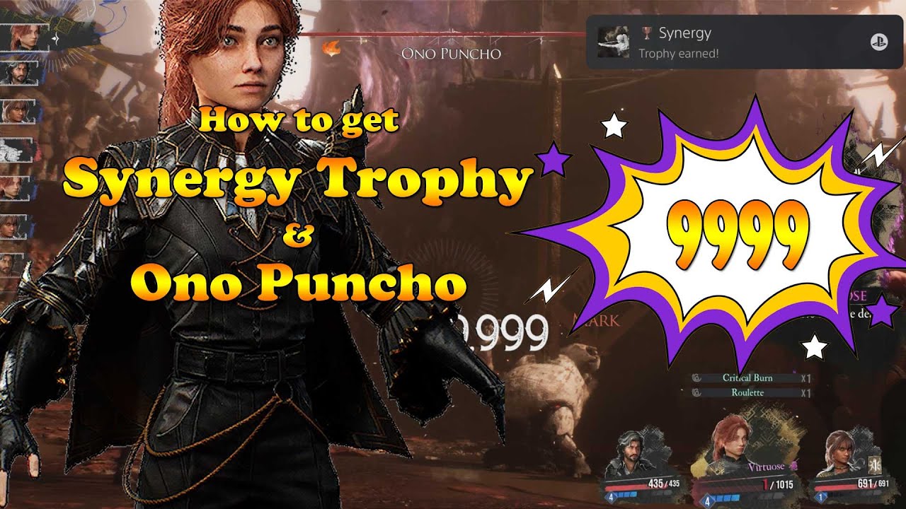 How to Ono Puncho 9999 and get Synergy Trophy - YouTube