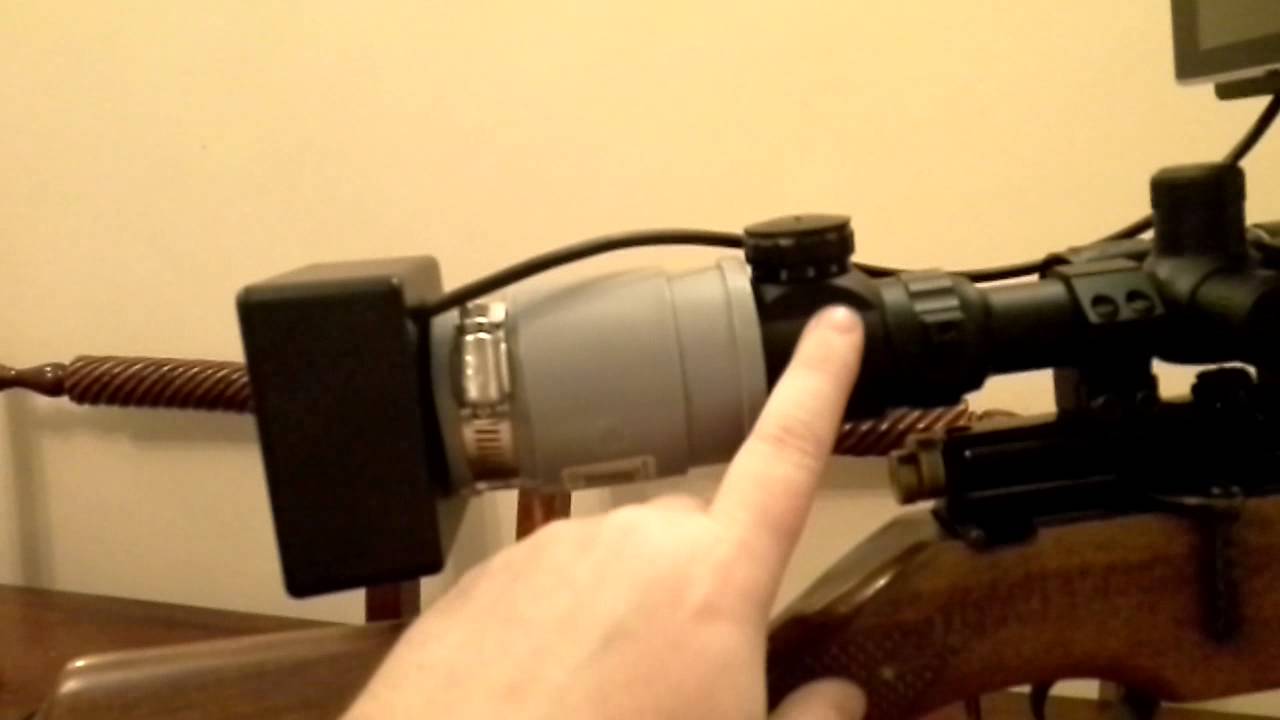 DIY Night Vision - Scope with 45mm eye bell - YouTube