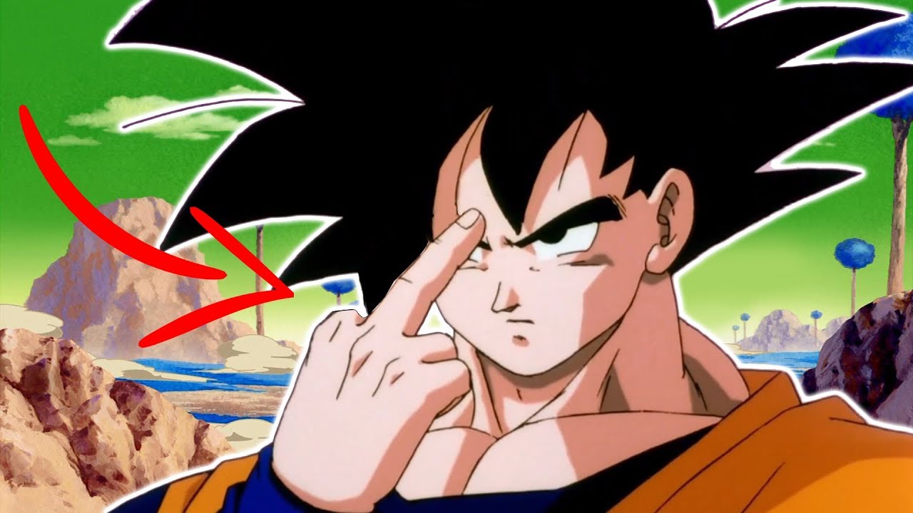 Goku instant transmission middle finger - peakbery