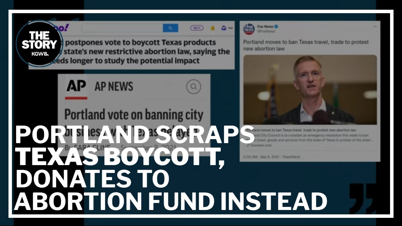 Portland City Council walks back Texas boycott, donates to abortion ...