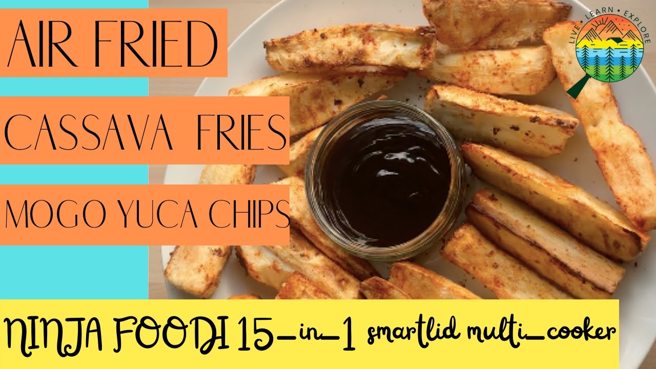 How to make YUCA FRIES in air fryer How to cook MOGO chips-How to roast ...