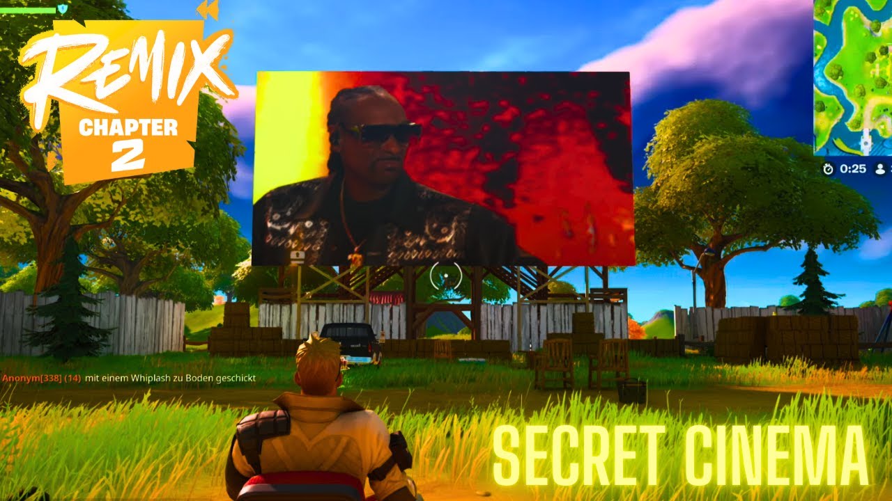 Fortnite Chapter 2 Remix: Secret Cinema - Wir bleiben so lange sitzen ...