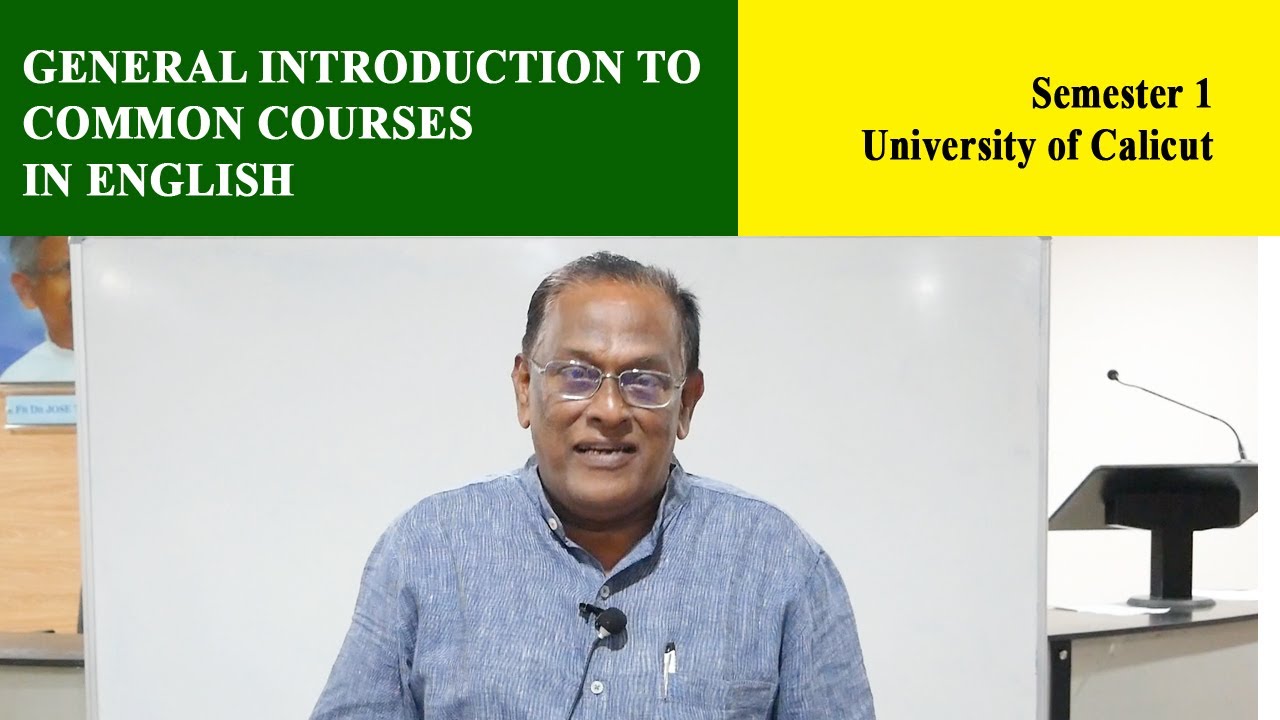 General Introduction to Common Courses in English | Christ ...