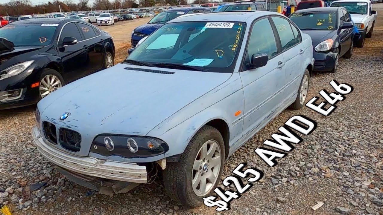 Copart Walk Around 12-3-19 + $425 BMW E46 AWD - YouTube