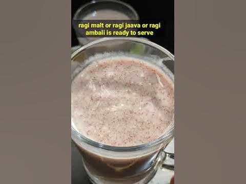 #Shorts | Ragi Java Recipe | Healthy Ragi Malt Recipe | Ragi Ambali ...