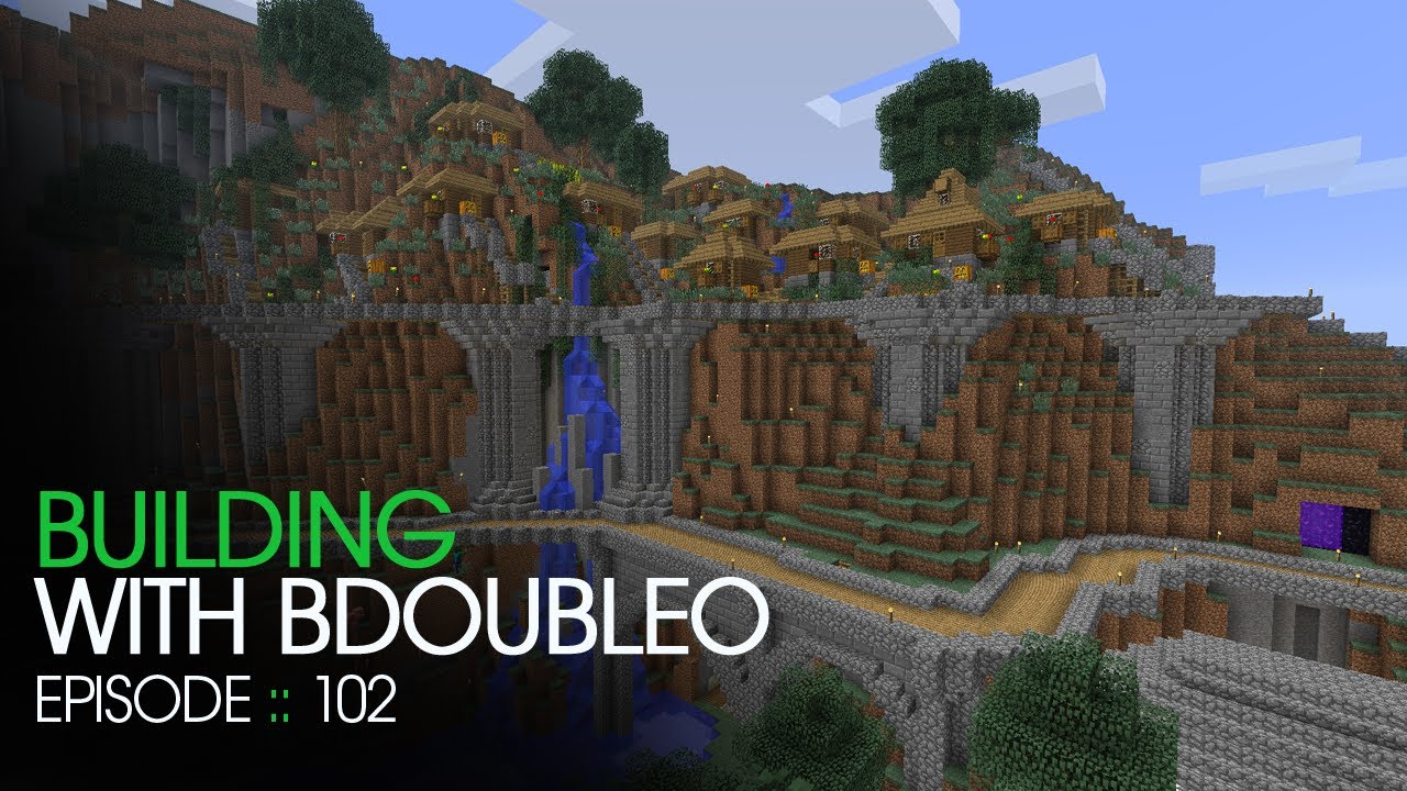 Minecraft Building with BdoubleO - Episode 102 - Column Completion ...