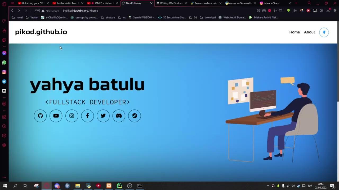 Python server-side showcase (ultra mega advanced UI) - YouTube