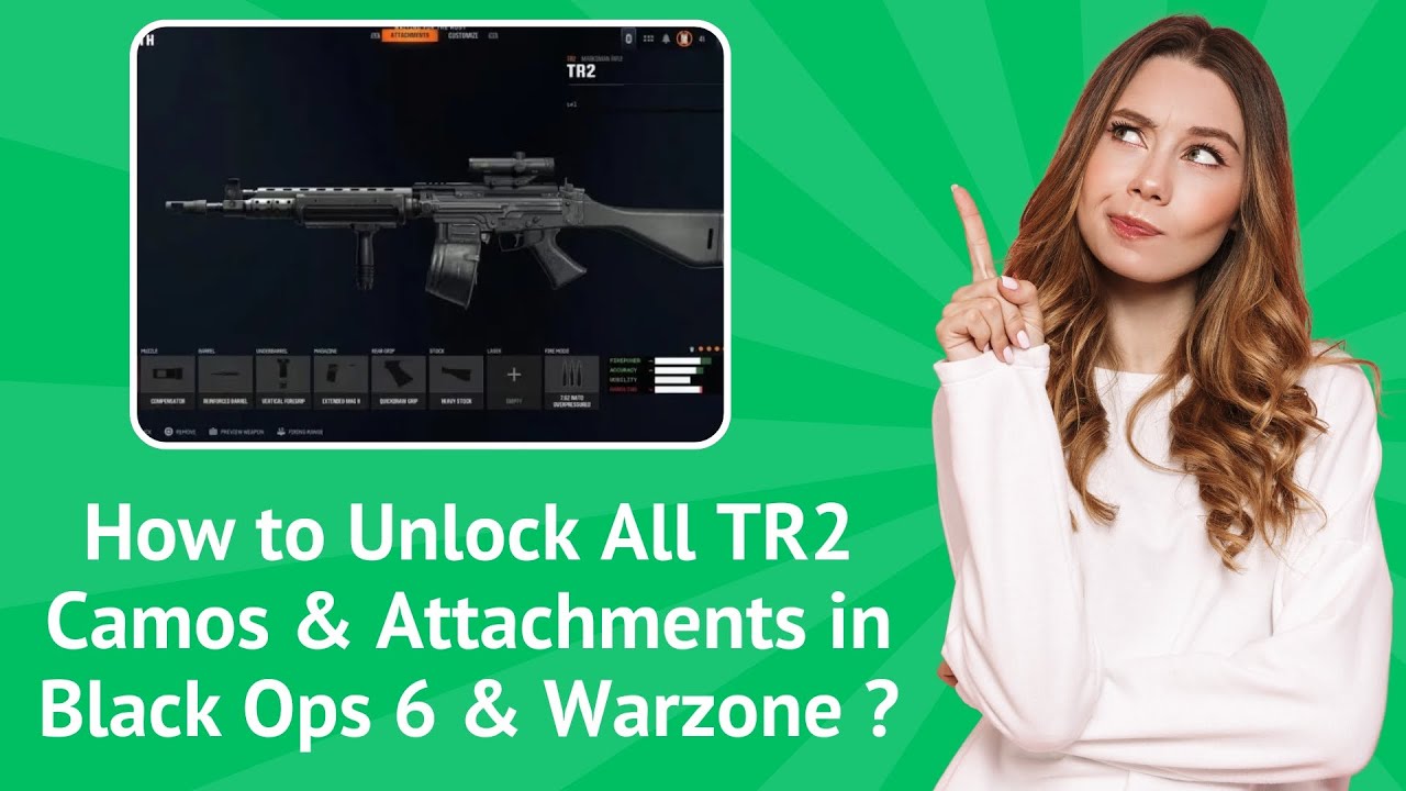 How to Unlock All TR2 Camos & Attachments in Black Ops 6 & Warzone ...