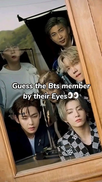 Guess BTS members by their Eyes👀#bts #viral #trending #방탄소년단 #shorts #runbts - YouTube
