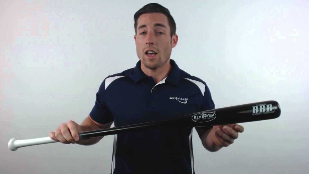 BamBooBat Bamboo 37 Inch Fungo Wood Baseball Bat: HW37M - YouTube