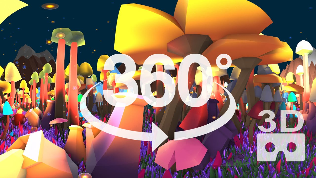 [3D VR] Magical Surreal World Landscape Animations in Virtual Reality ...