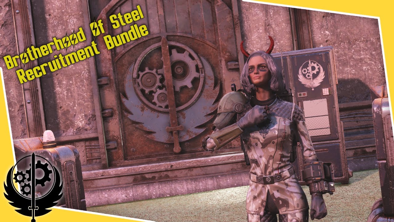 Fallout 76 Brotherhood Of Steel Recruitment Bundle YouTube fallout-76-brotherhood-of-steel-recruitment-bundle-youtube