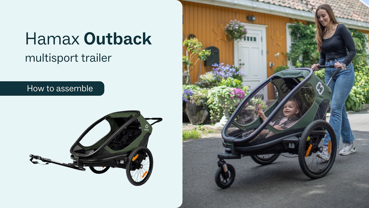 How to assemble your Hamax Outback bike trailer with ease! - YouTube